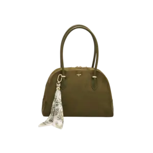 FABLE ENGLAND Amelia Faux Suede Shoulder Purse