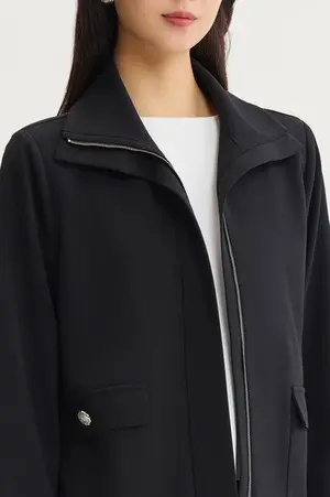 Ming Wang Stretch Deco Crepe Sport Jacket