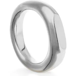 UNODE50 Sterling Plated Geometric Ring