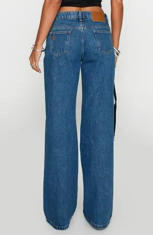 Princess Polly On Sunset Straight Leg Jeans