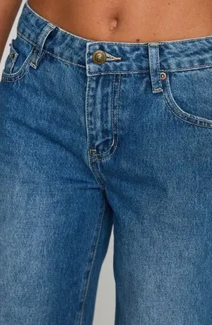 Princess Polly On Sunset Straight Leg Jeans