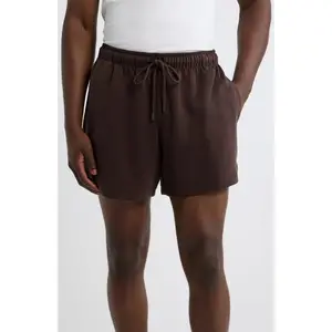 Daniel Buchler Butter Soft Lounge Shorts - Hickory