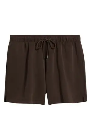 Daniel Buchler Butter Soft Lounge Shorts - Hickory