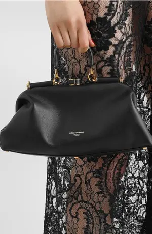 Dolce & Gabbana Nappa Leather Handbag - Nero