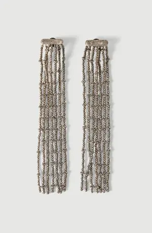 Brunello Cucinelli Frayed Earrings
