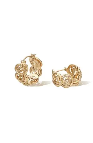 RETRO CHIC Mono Spiral Earring