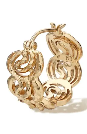 RETRO CHIC Mono Spiral Earring