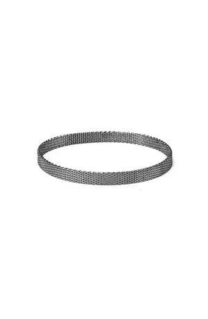 BEARFRUIT JEWELRY Sarah Bracelet Bold Trendy Layering Statement - Dark Grey