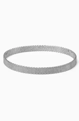 BEARFRUIT JEWELRY Sarah Bracelet Bold Trendy Layering Statement - Silver
