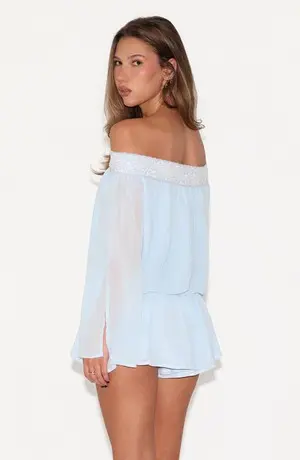TIGER MIST Tessie Off The Shoulder Playsuit
