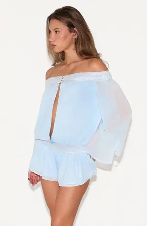 TIGER MIST Tessie Off The Shoulder Playsuit