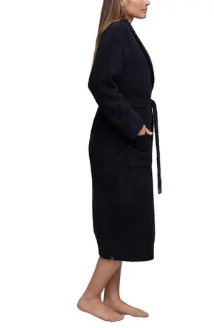 Barefoot Dreams Gender Inclusive Los Angeles Lakers Cozychic Robe - Black Multi