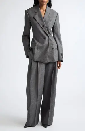 Alexander Wang Button Lapel Oversized Blazer