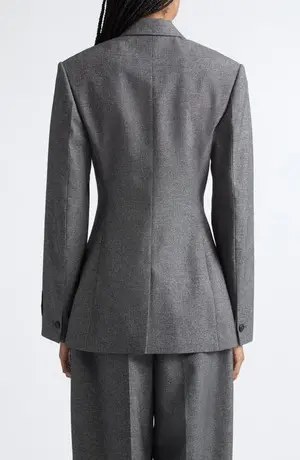 Alexander Wang Button Lapel Oversized Blazer