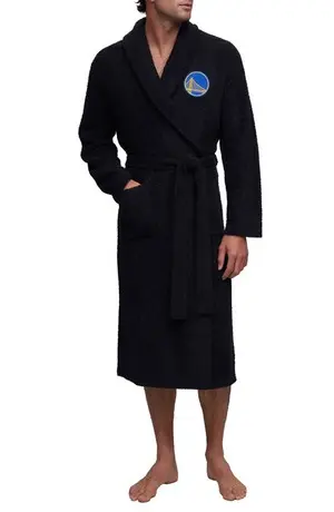 Barefoot Dreams Golden State Warriors Robe - Black Multi