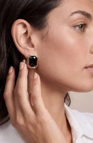Ettika Deco Stud Earrings