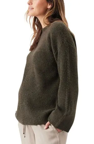RIPE MATERNITY Starci Cable Long Sleeve Matertnity Sweater