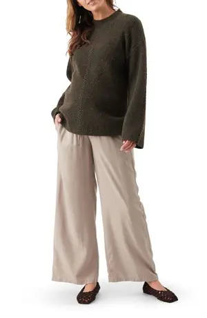 RIPE MATERNITY Starci Cable Long Sleeve Matertnity Sweater