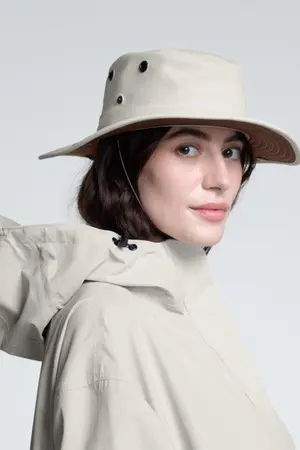 WEATHERMAN Trek All-weather Hat - Bone/chocolate