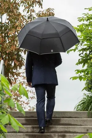 WEATHERMAN Walk Umbrella - Black