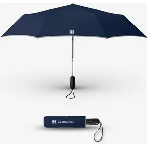 WEATHERMAN Compact Travel Umbrella Navy