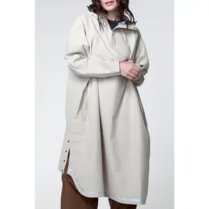 WEATHERMAN Stride Pullover Poncho - Bone