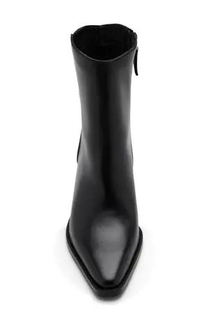 Mango Dia Leather Bootie