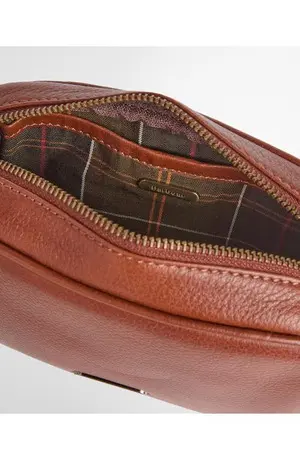 Barbour Daphne Mini Leather Crossbody Bag - Brown