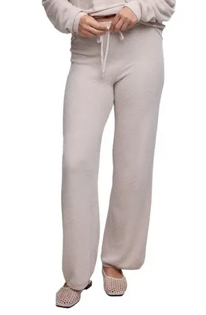 Barefoot Dreams Cozychic Ultra Lite® Diamond Quilted Pants - Stone