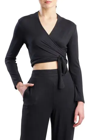 Natori Cozy Essentials Wrap Top
