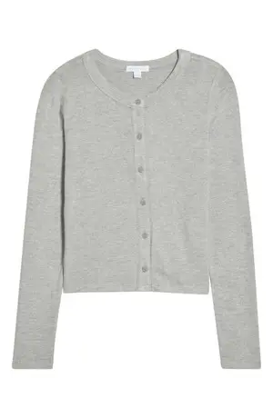 Beyond Yoga Luxelayer Fitted Cardigan - Heather Gray
