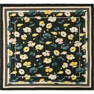 Kate Spade New York Poppy Garden Silk Square Scarf - Multi