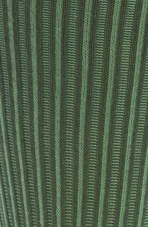 Paul Smith Lenny Vertical Stripe Cotton Blend Dress Socks - Khaki Green