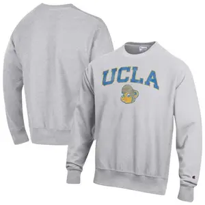 Champion Ucla Bruins Distressed Arch Over Logo Reverse Weave Crew Neck Sweatshirt