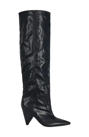 AZALEA WANG Rembrandt Pointed Toe Knee High Boot