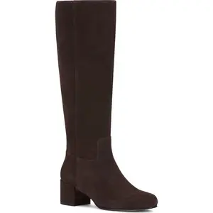 Vince Camuto Pazzla Leather Knee High Boot - Brownie