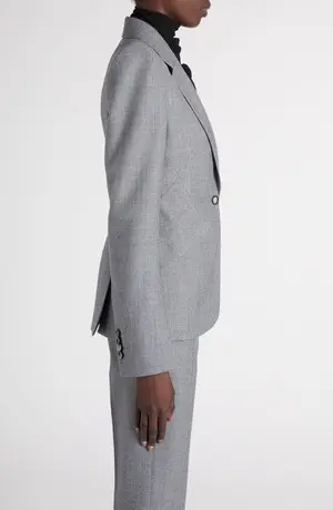 Alexander McQueen Single Button Wool Jacket