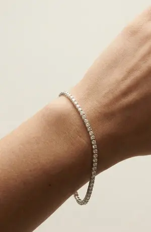 THE M JEWELERS Medium Essential Tennis Bracelet - Silver