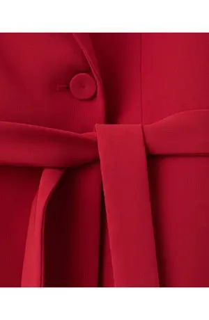 Mango Iguana One Button Blazer - Red