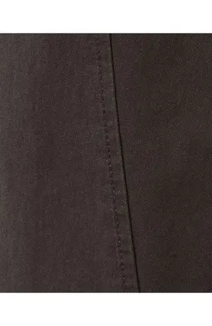 Mango Mid Rise Balloon Twill Pants - Chocolate