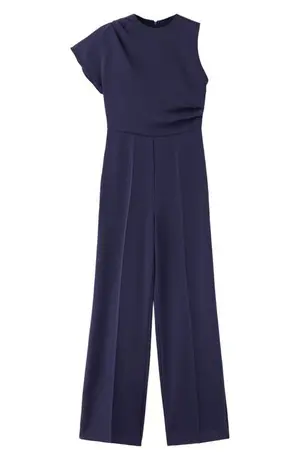 Mango Asymmetric Jumpsuit - Blue