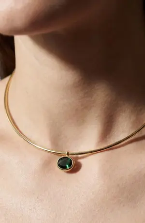 THE M JEWELERS The Oval Pendant Choker
