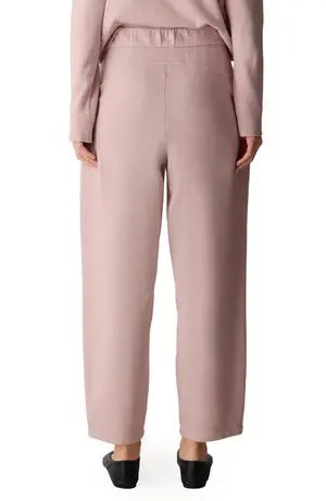 Eileen Fisher Organic Cotton Ankle Arch Pants - Opal