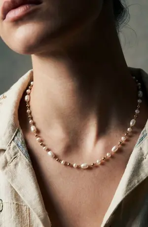 THE M JEWELERS The Daylight Freshwater Pearl Necklace