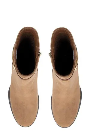 Ecco Sculpted Lx 55 Leather Bootie - Camel