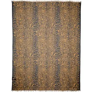Carolina Herrera Leopard Print Modal & Cashmere Scarf