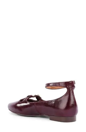 Seychelles Call Me Anytime Leather Flat - Wine