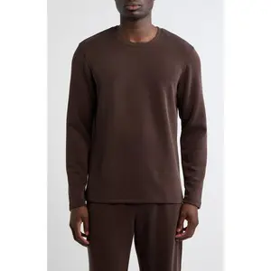 Daniel Buchler Soft Long Sleeve Pullover - Hickory