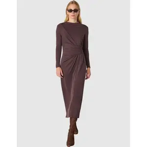 Whistles Ruched Detail Midi Dress