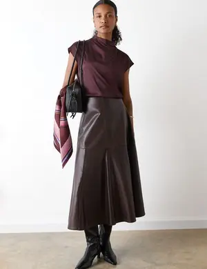 Whistles Cowl Neck Halter Top